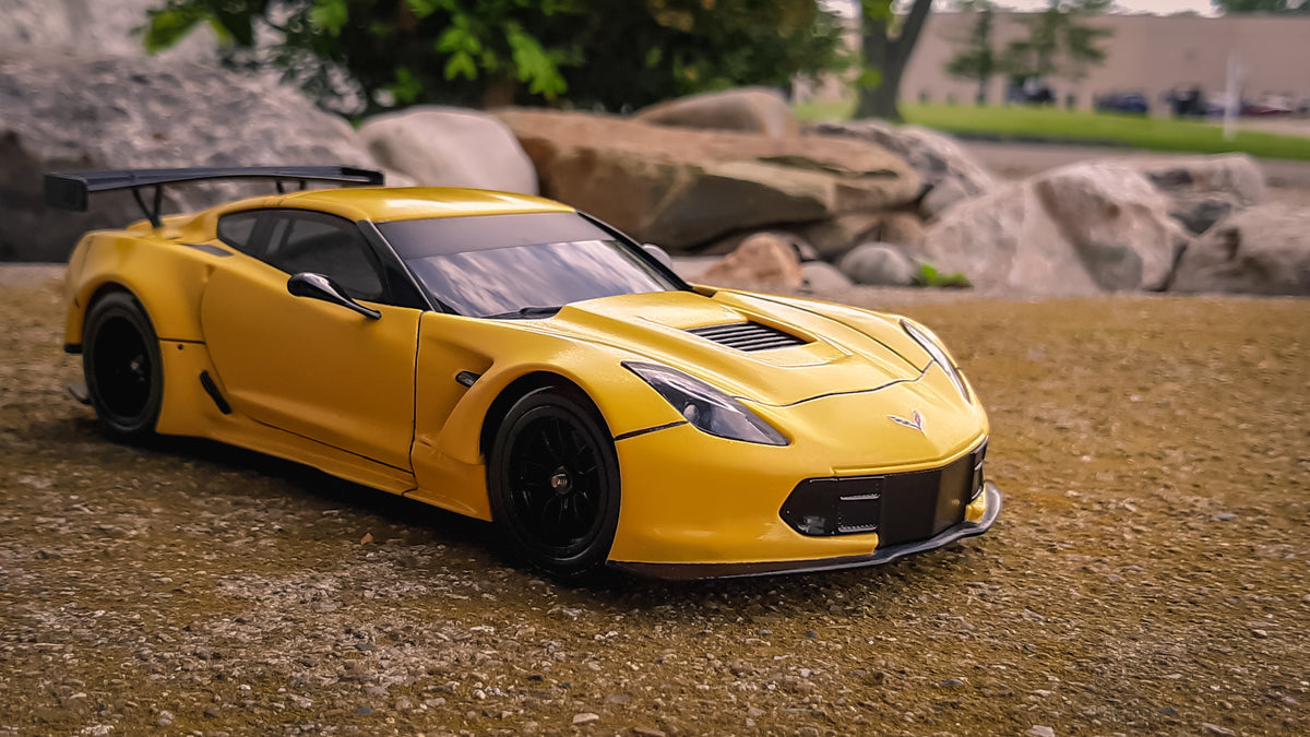 Custom 1/25 Scale Widebody C7 Corvette Build – Make It RC