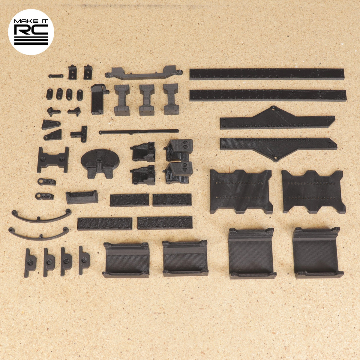 All Plastic Parts for Make It RC CTC 01 Chassis