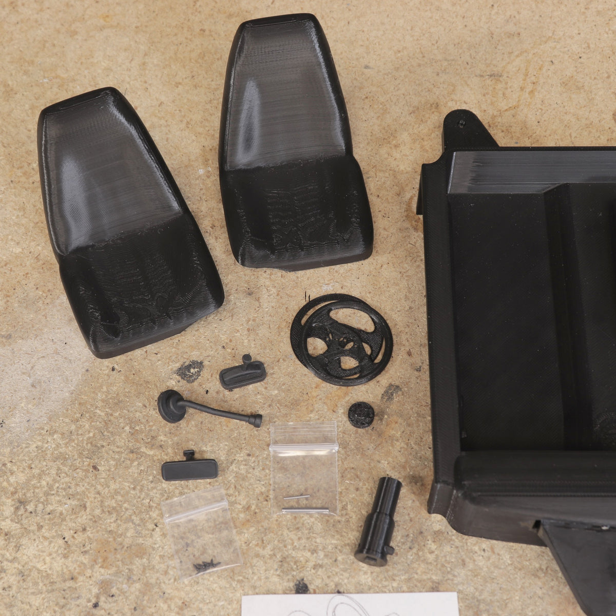 Make It RC Interior Kit for FMS FCX10 K5 Blazer